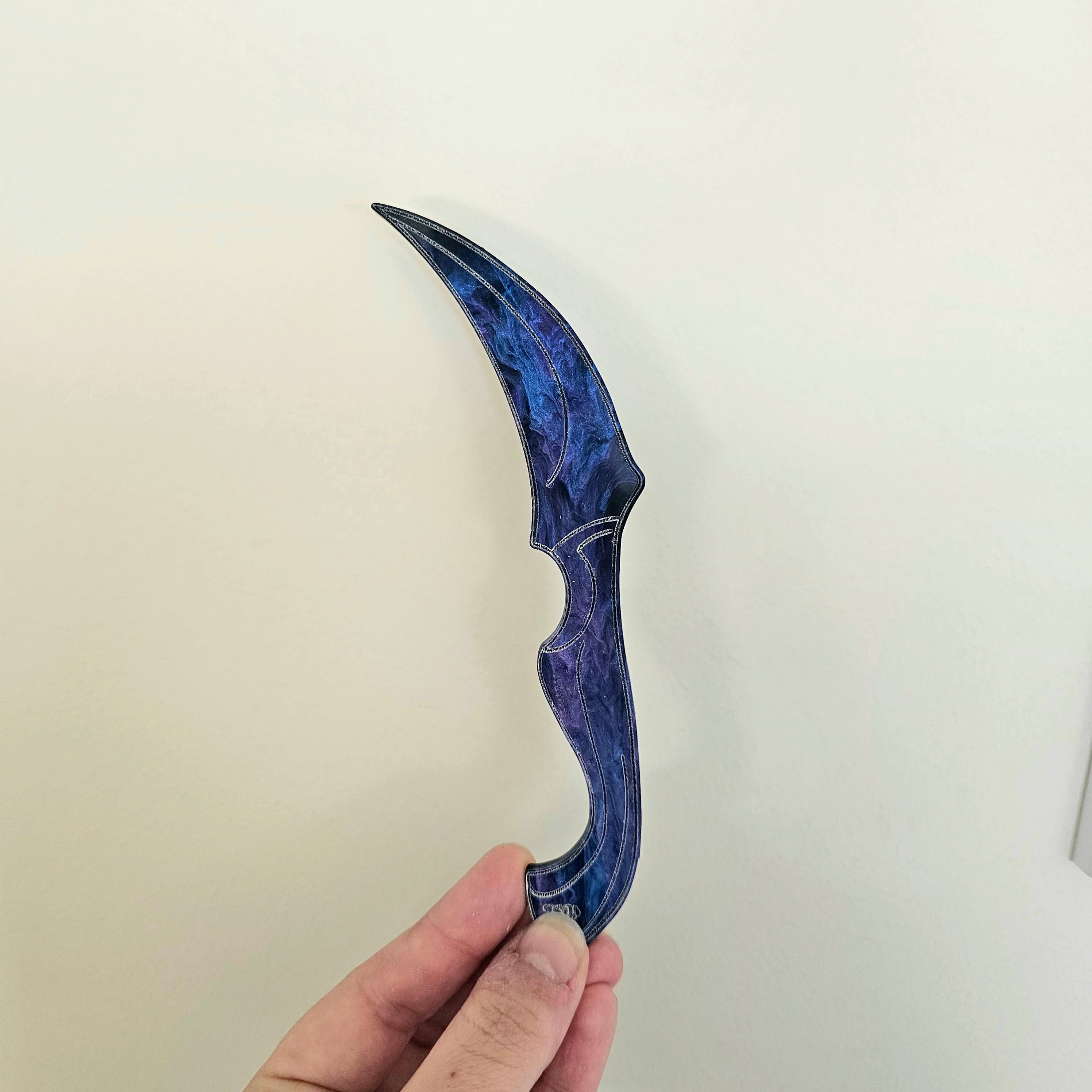 Acrylic Knife - Galaxy "Talon" – Darque Path